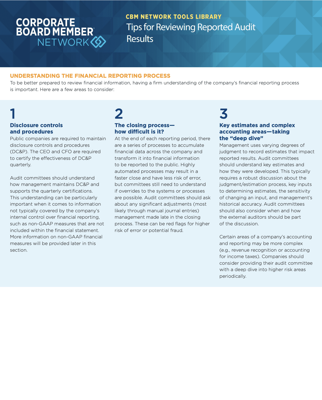 Boardroom Toolkit - Corporate Board Member